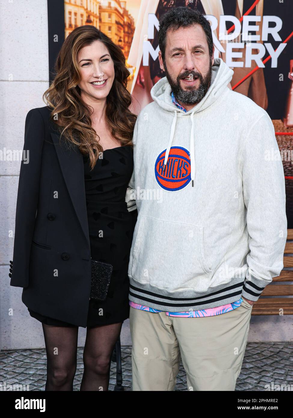WESTWOOD, LOS ANGELES, CALIFORNIA, USA - MARCH 28: Jackie Sandler and ...