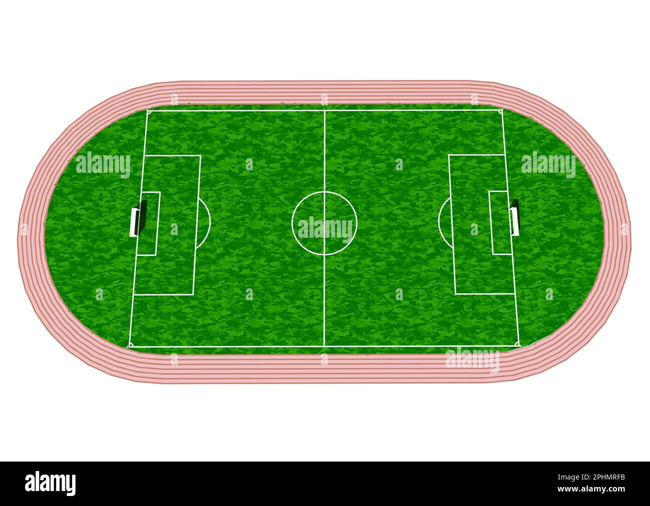 soccer field vector illustration isolated on white background Stock ... soccer field vector illustration isolated on white background Stock ...