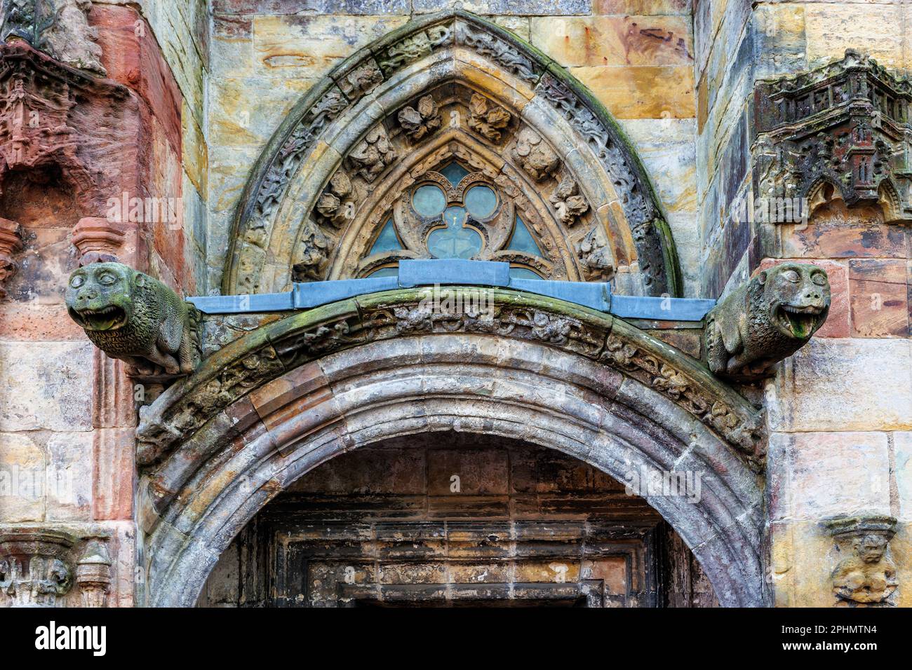 Details of Rosslyn Chapel Stock Photo - Alamy