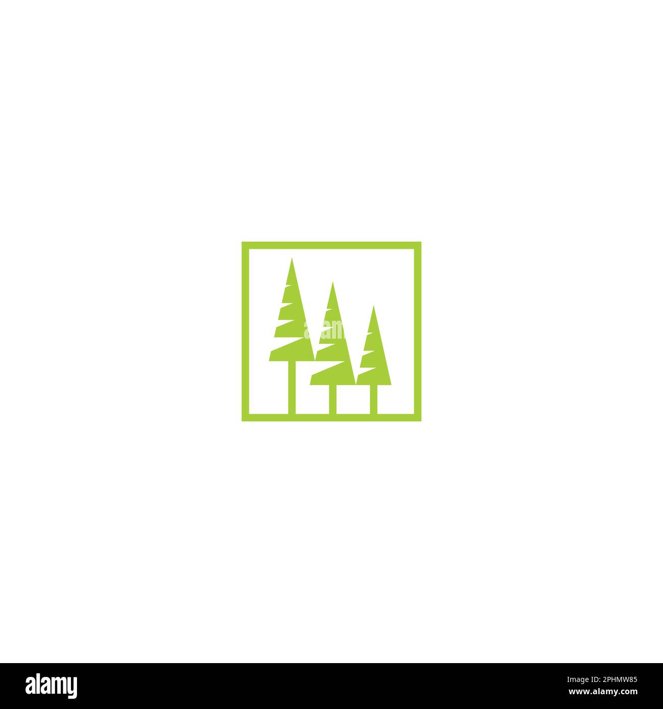Illustration of pine tree line art logo design template. pine logo ...