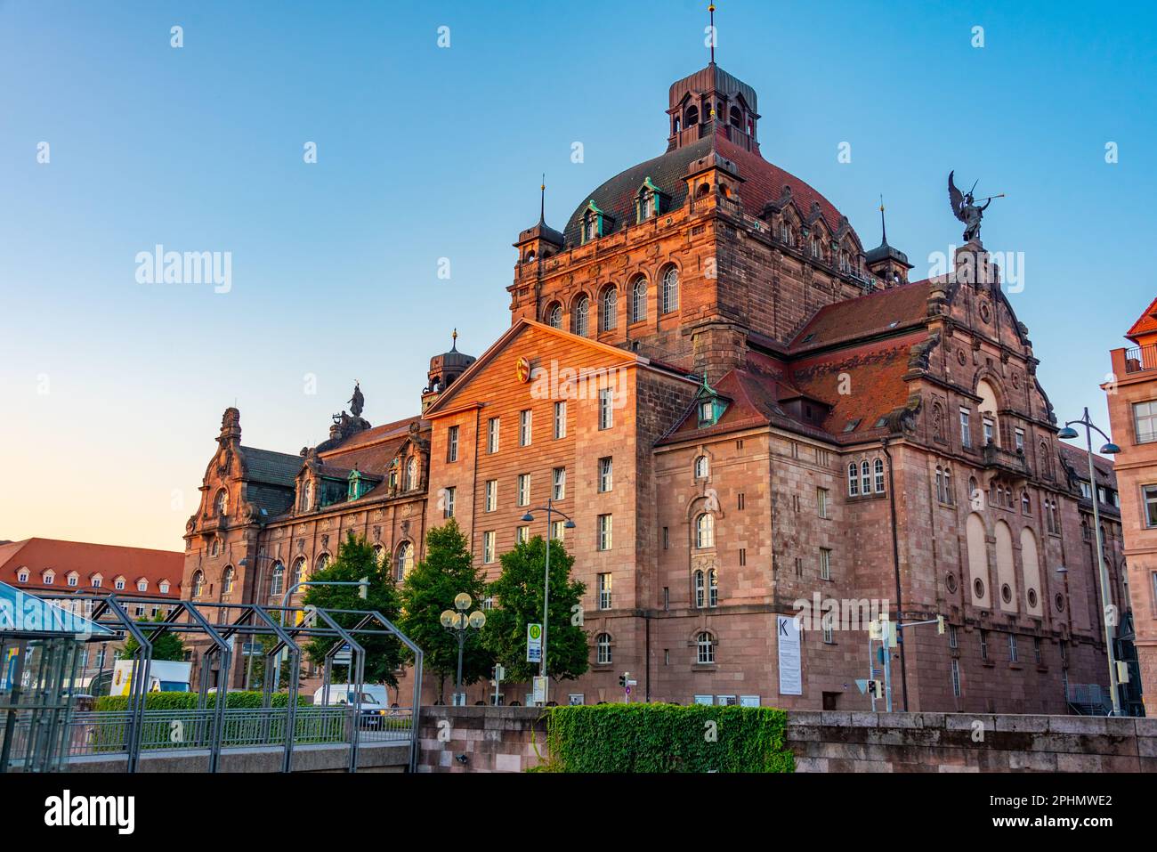 Night view of the opera house in Nürnberg, Germany Stock Photo - Alamy