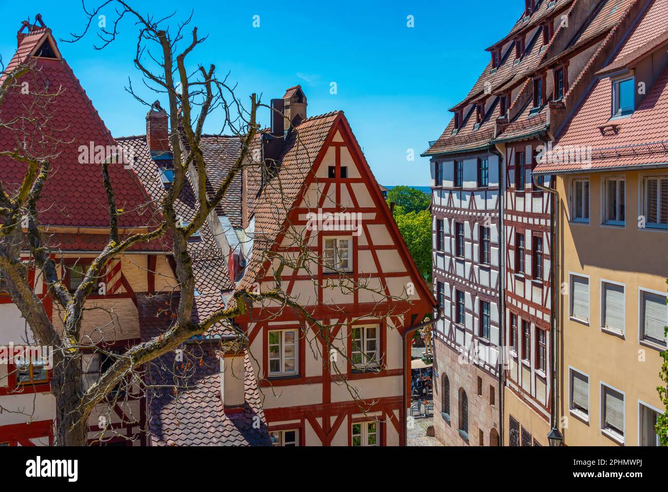 Old German Timber House Old Narrow Half Timber House Bamberg Germany