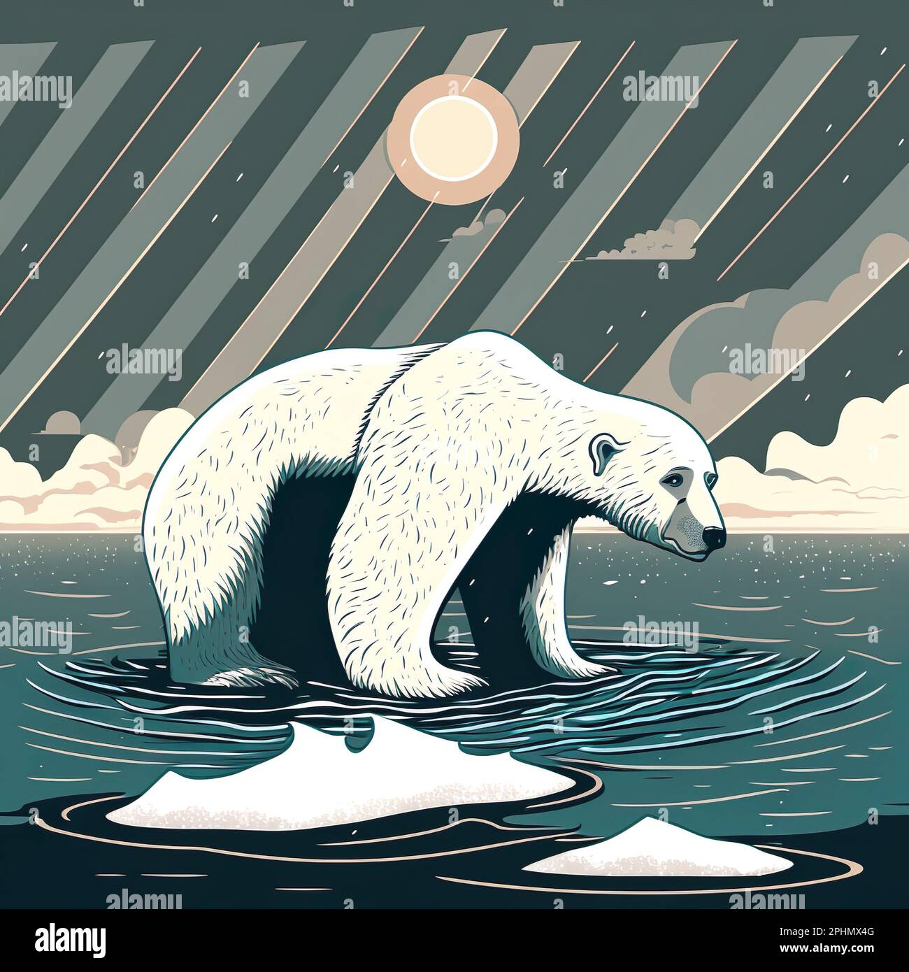 Polar Bear Global Warming Poster