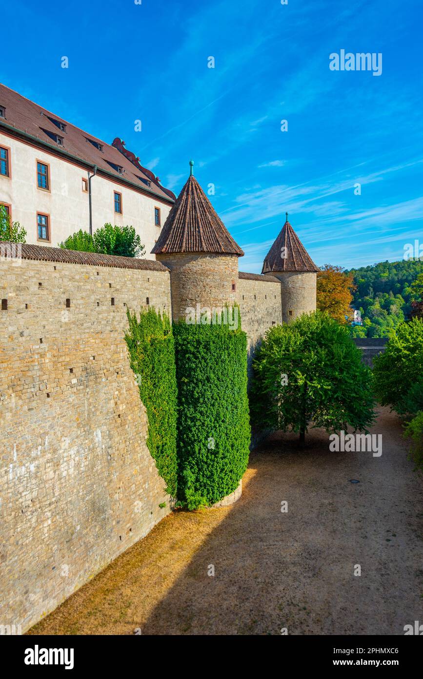 Turrets of Marienberg fortress in Würzburg, Germany Stock Photo - Alamy