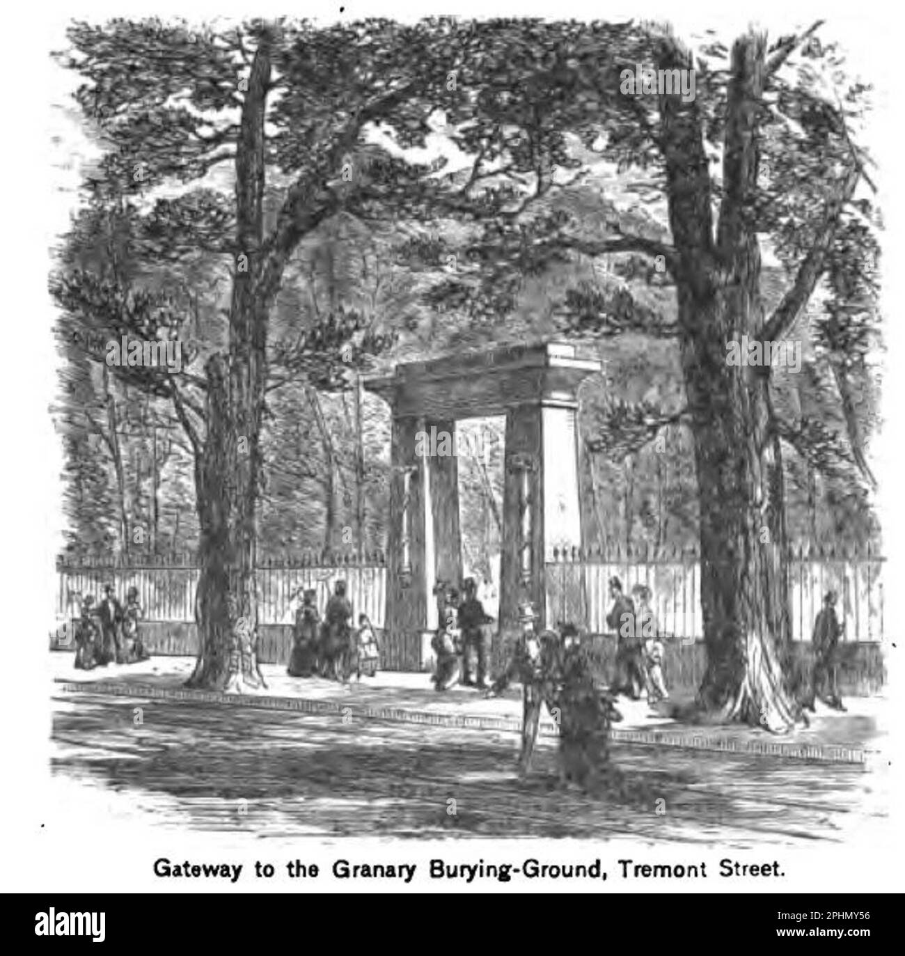 Old granary burying ground Cut Out Stock Images & Pictures - Alamy