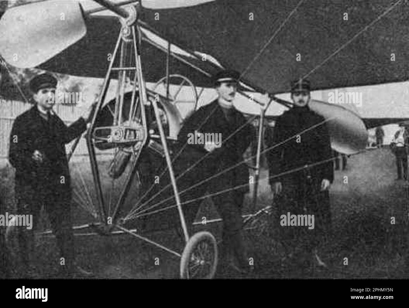 A. Vlaicu Nr. I airplane at October 1910 military exercises Stock Photo ...