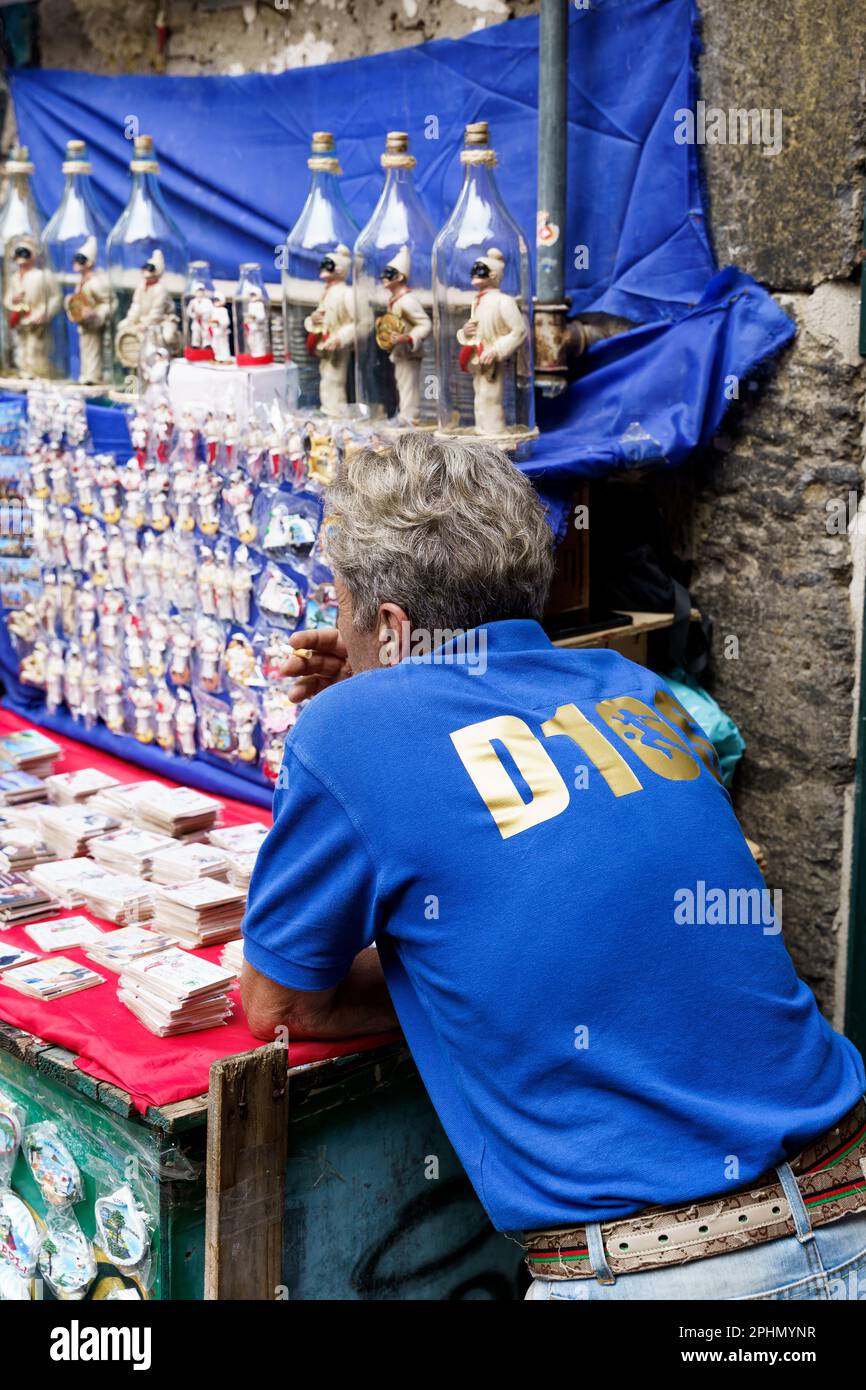 Diego Armando Maradona in Naples Stock Photo - Alamy