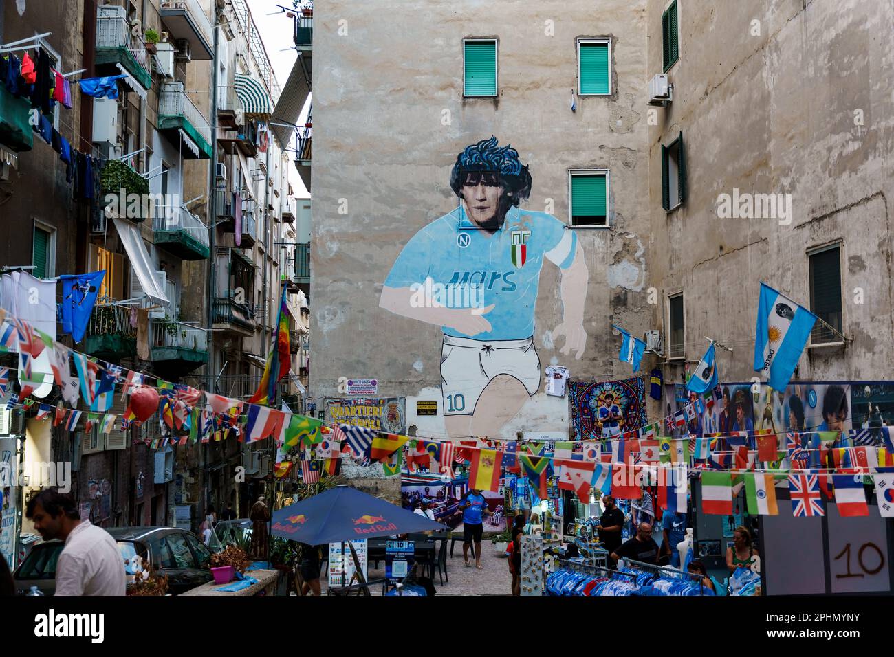 Diego Armando Maradona in Naples Stock Photo - Alamy
