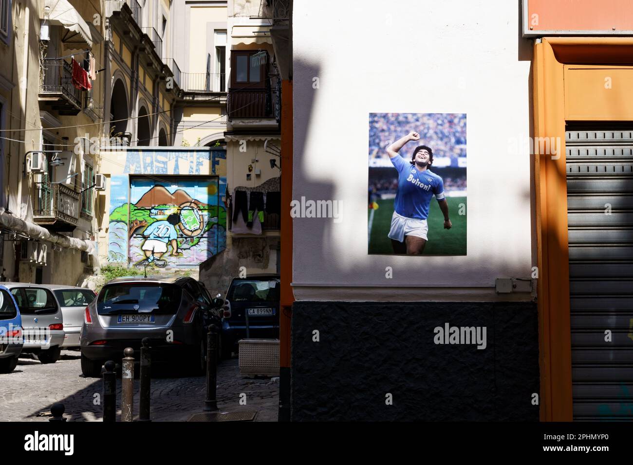 Diego Armando Maradona in Naples Stock Photo - Alamy