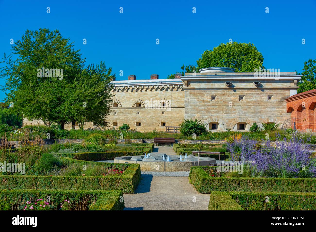 Rose garden in German town Ingolstadt Stock Photo - Alamy