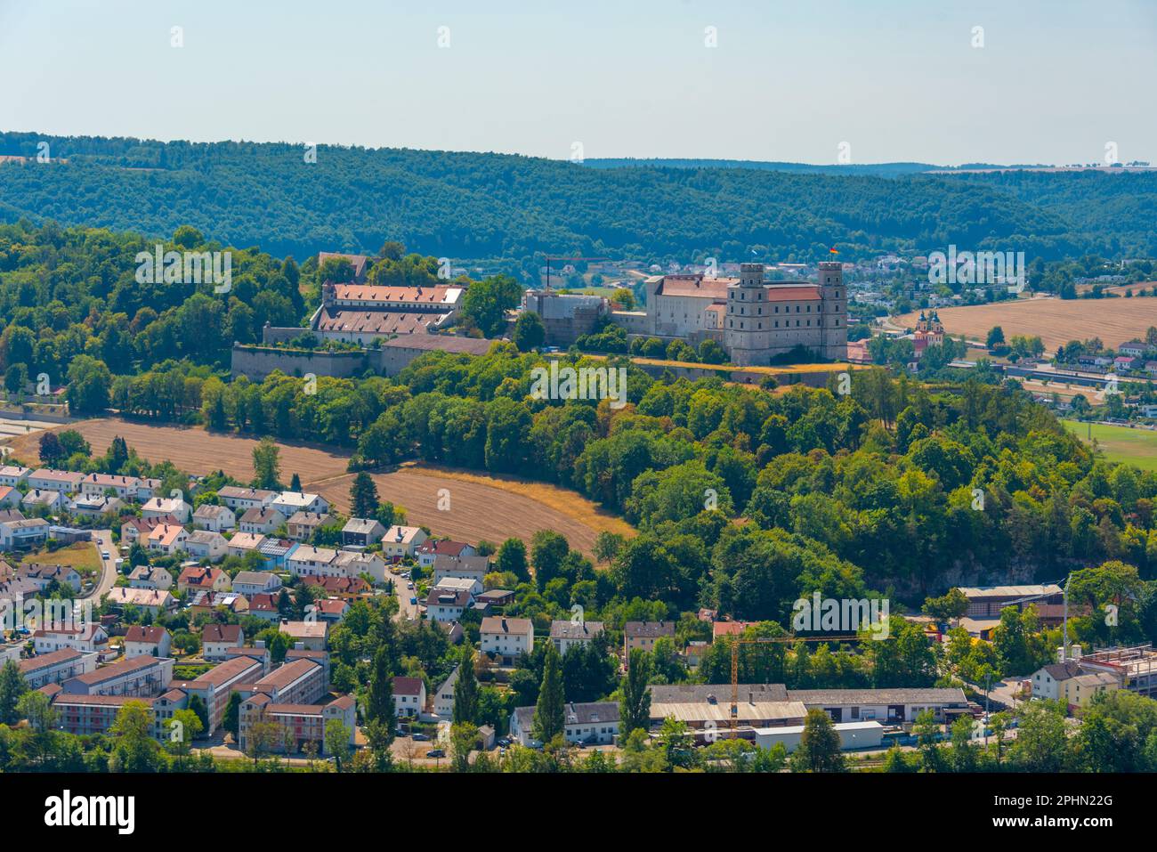 Willibaldsburg castle in German town Eichstätt Stock Photo - Alamy