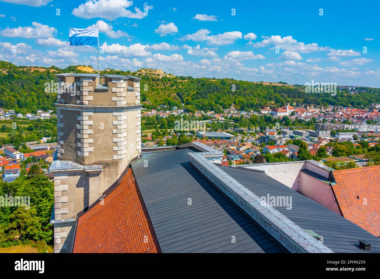 Willibaldsburg castle in German town Eichstätt Stock Photo - Alamy