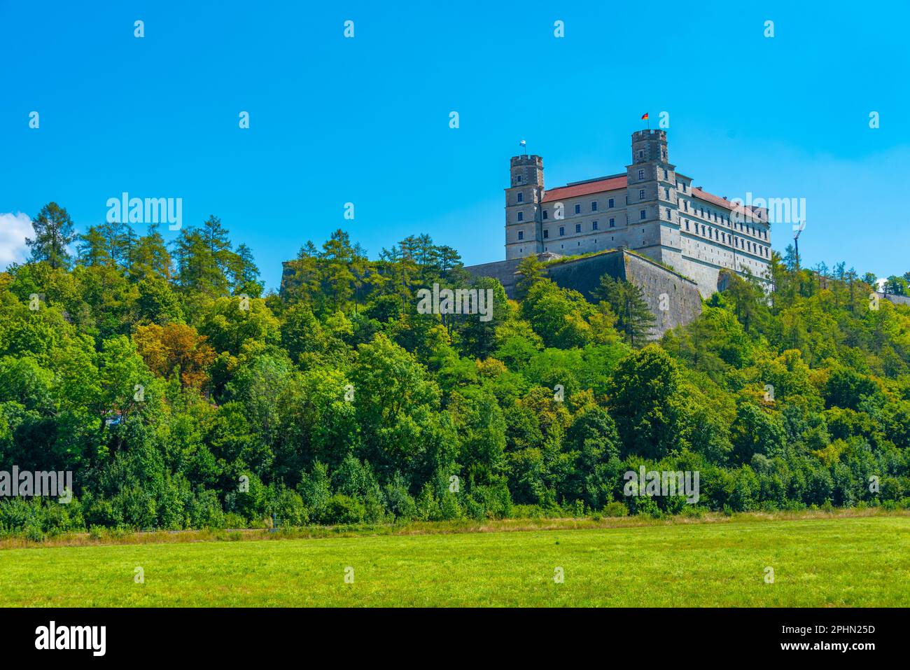 Willibaldsburg castle in German town Eichstätt Stock Photo - Alamy
