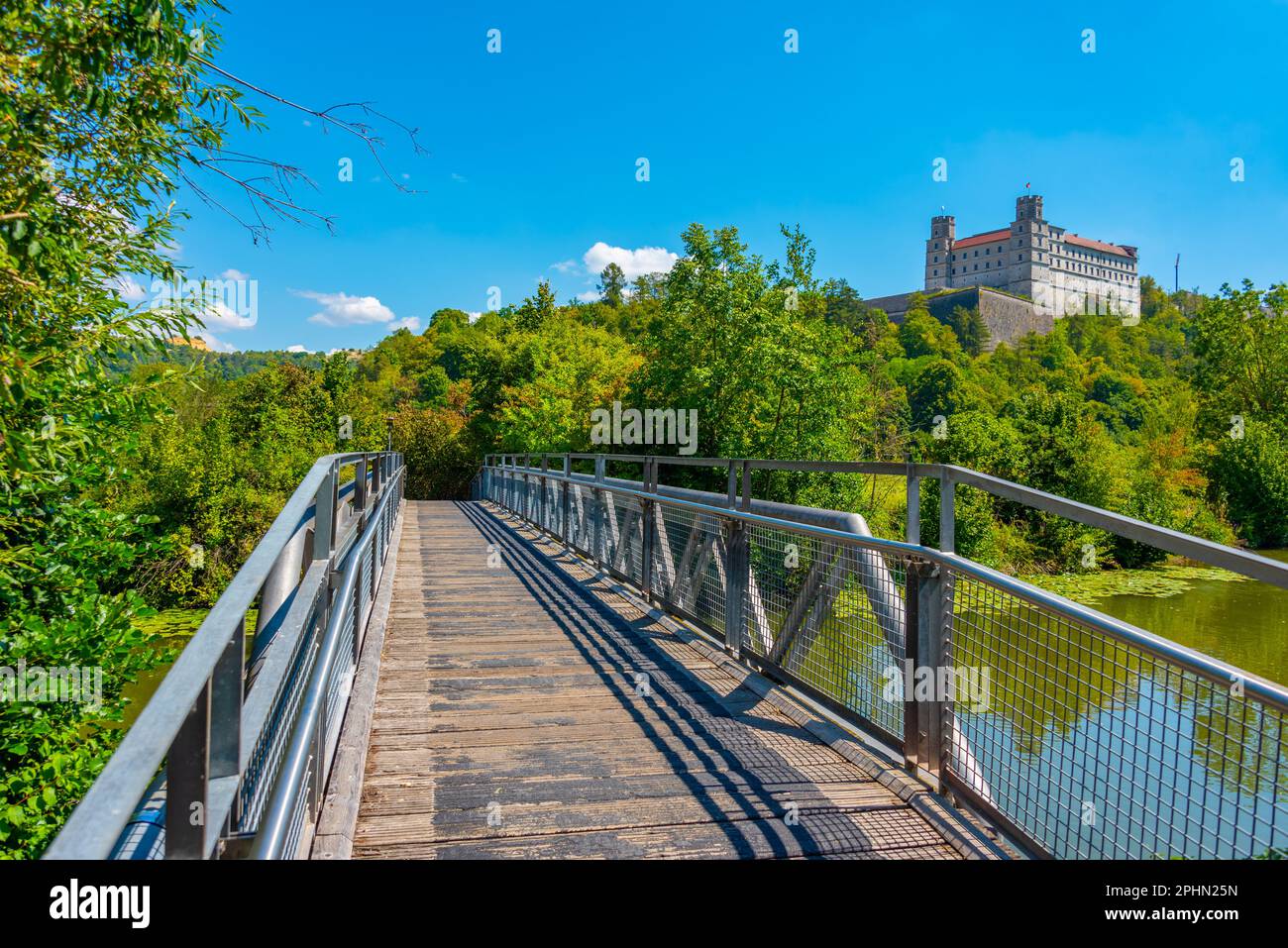 Willibaldsburg castle in German town Eichstätt Stock Photo - Alamy