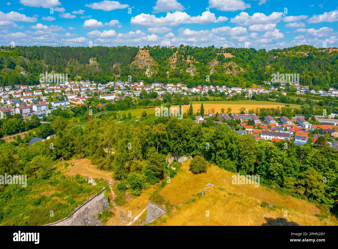 Landscape of German town Eichstätt Stock Photo - Alamy