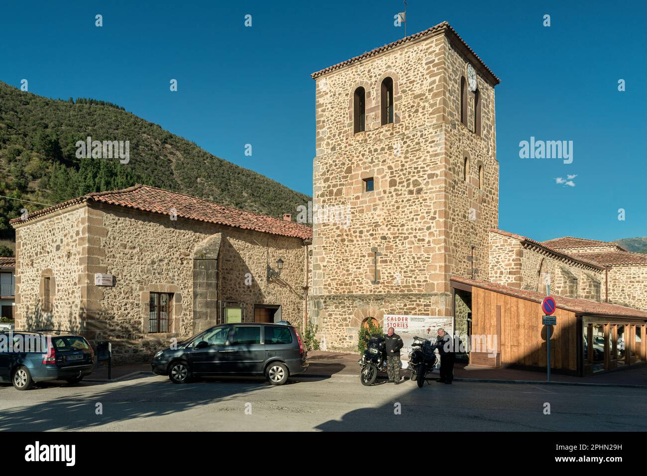 The old church of San Vicente is currently the headquarters of the ...