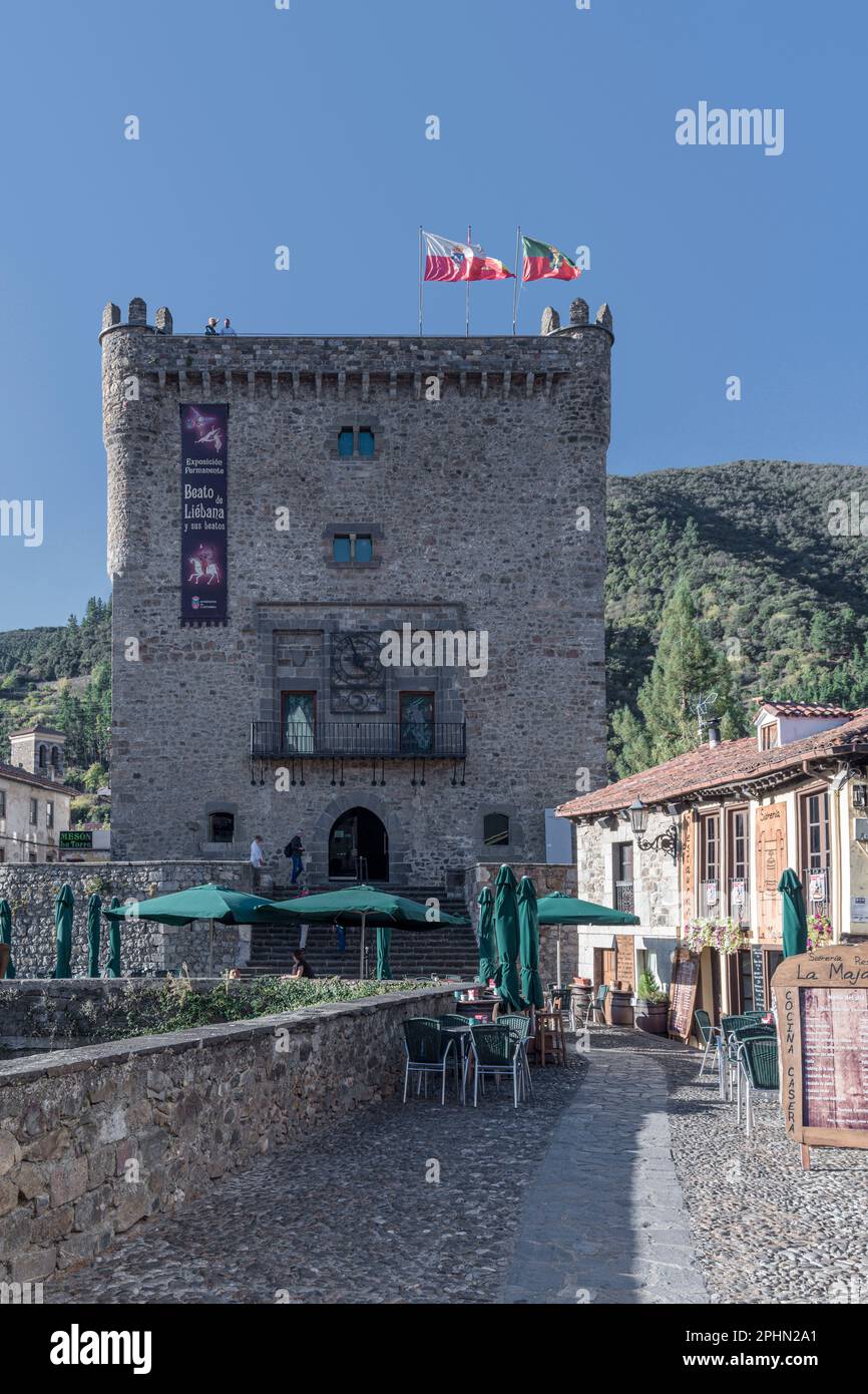 Infantado Tower, Museum of Beato de Liebana, Potes, Cantabria, Spain ...