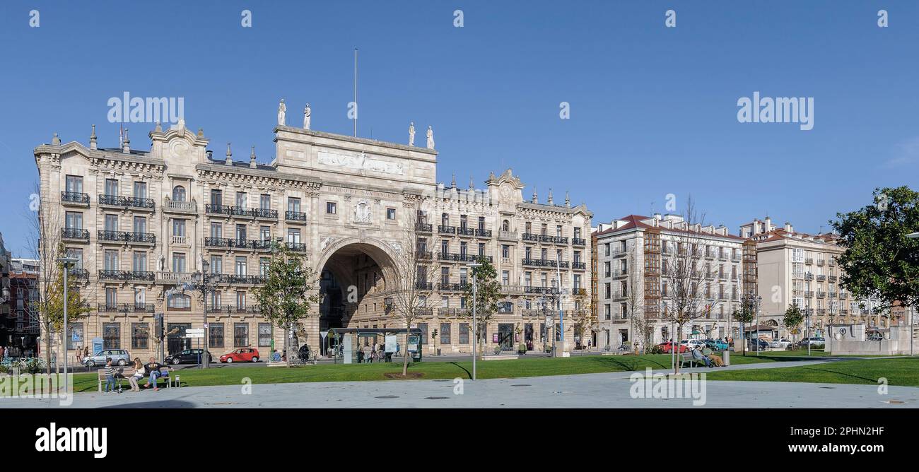 Banco santander head office hi-res stock photography and images - Alamy