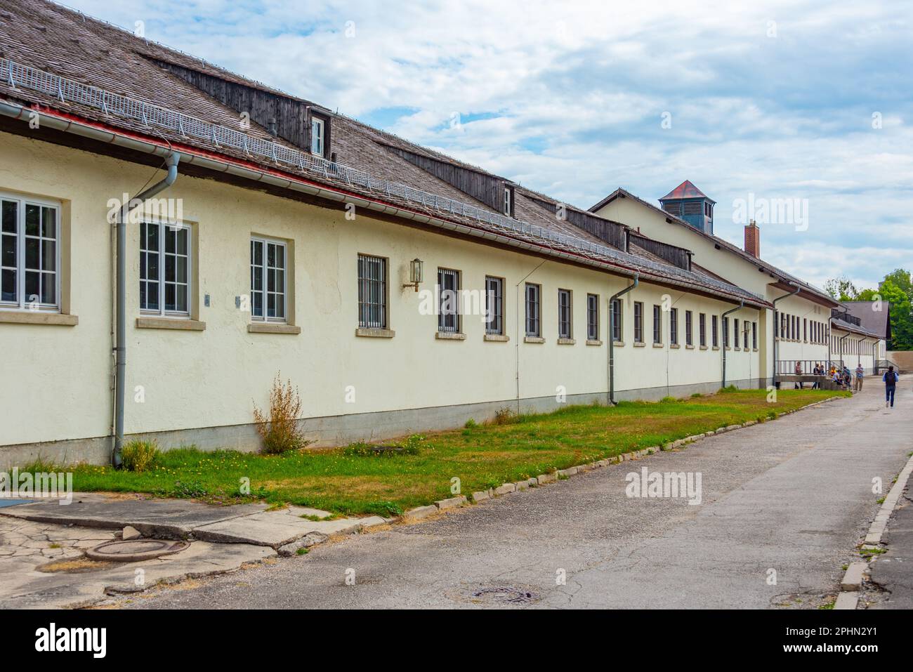 Buildings at Dachau concentration camp in Germany Stock Photo - Alamy