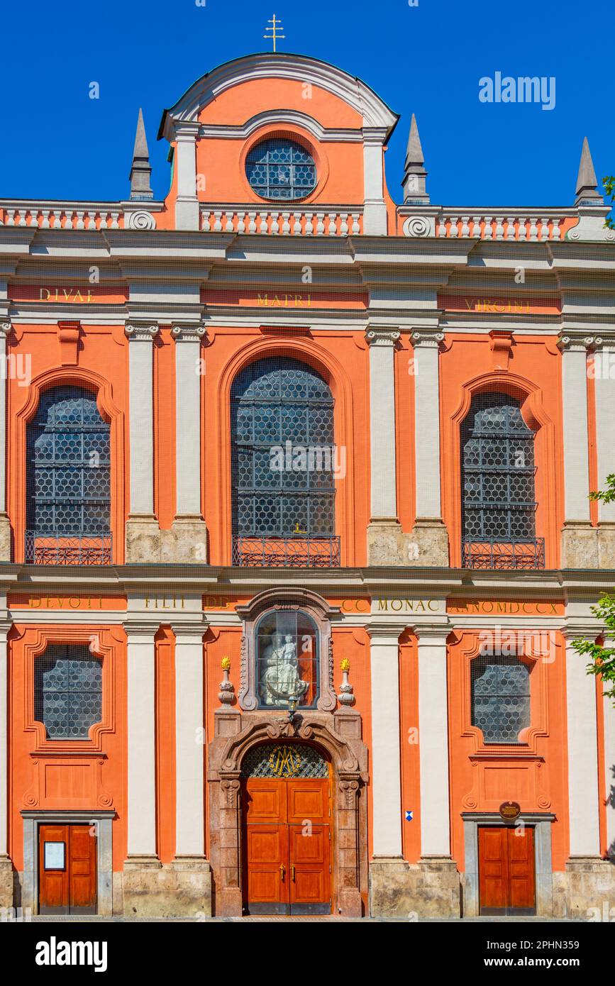 Colorful facades at Munich, Germany Stock Photo - Alamy