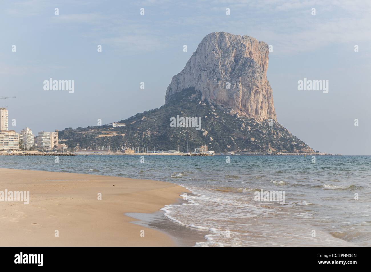 Penyal d'Ifac mountain in Calpe, Spain Stock Photo - Alamy