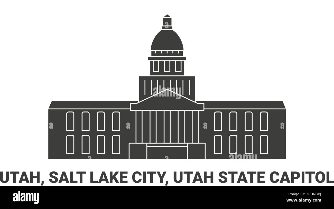 United States, Utah, Salt Lake City, Utah State Capitol, travel ...