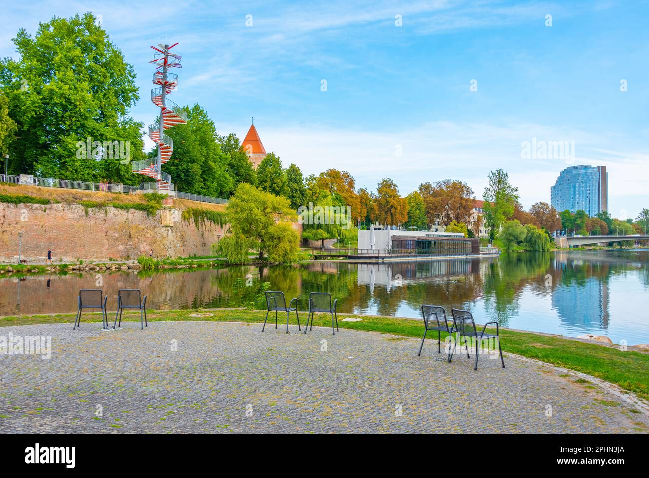 Schwal monument at German town Ulm Stock Photo - Alamy