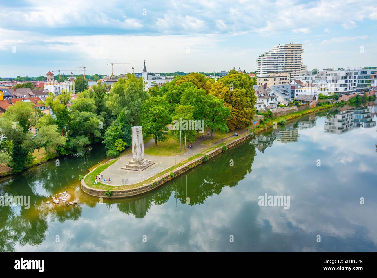 Schwal monument at German town Ulm Stock Photo - Alamy