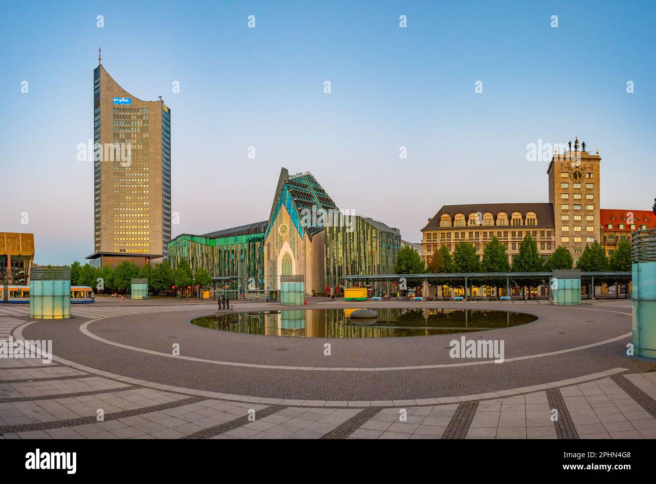 Sunrise view of the university of Leipzig in Germany Stock Photo - Alamy