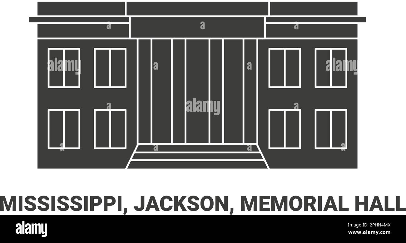 War memorial building jackson mississippi Stock Vector Images - Alamy