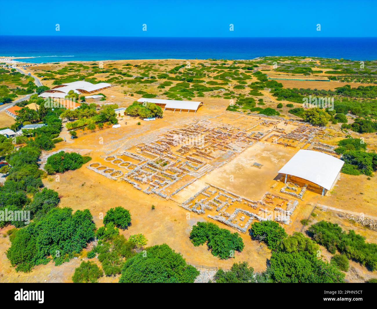 Aerial view malia palace hi-res stock photography and images - Alamy