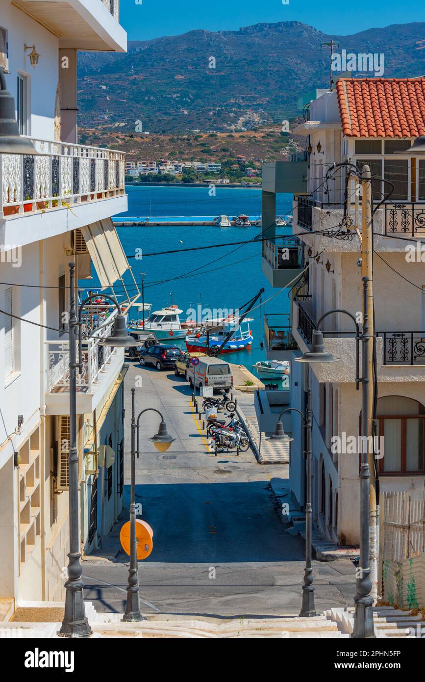 Greece sitia stairs crete hi-res stock photography and images - Alamy
