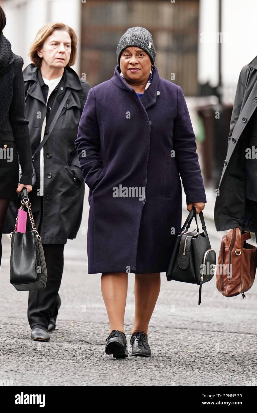 Baroness Doreen Lawrence arriving at the Royal Courts Of Justice ...