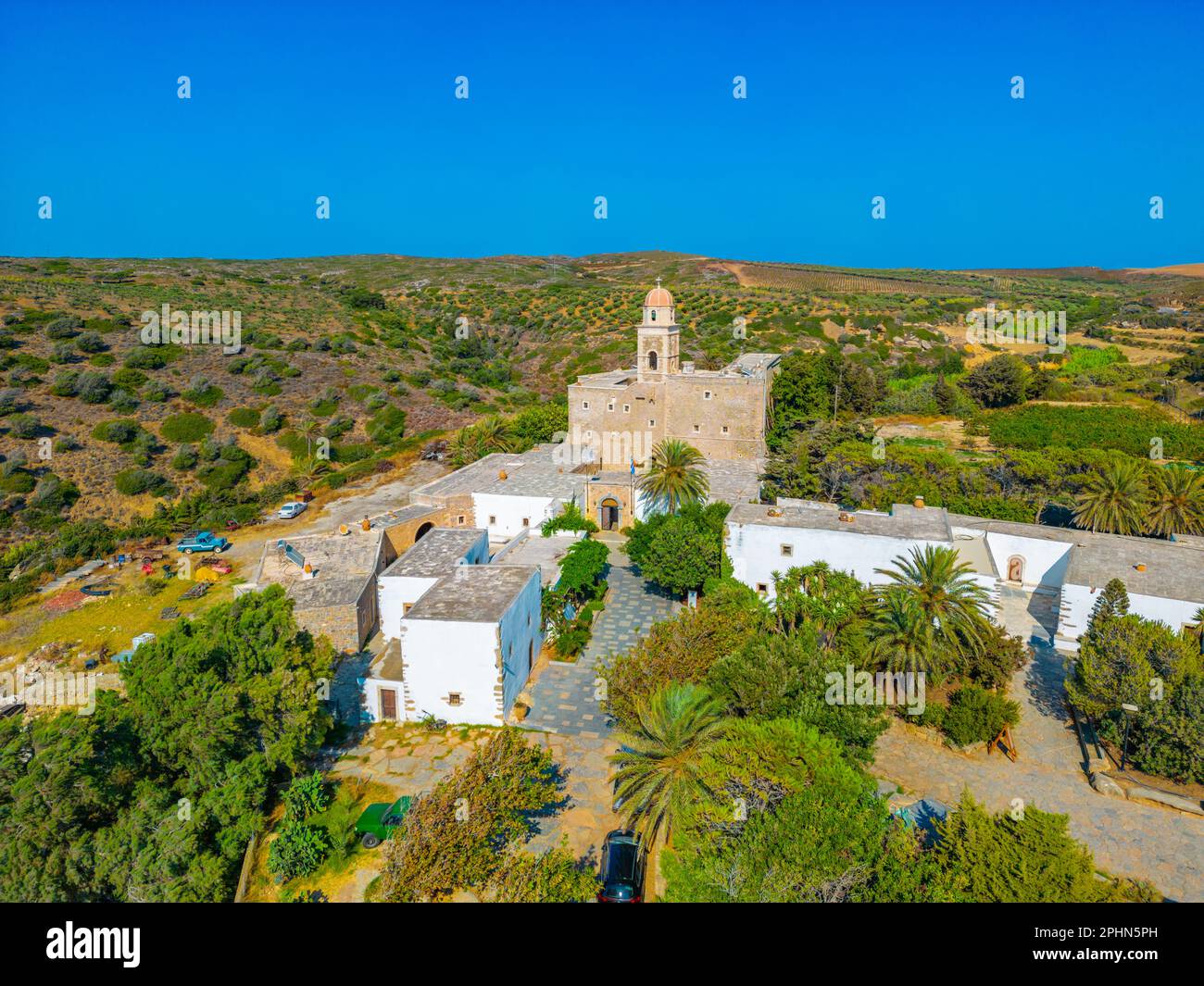 Moni Toplou monastery at Greek island Crete Stock Photo - Alamy