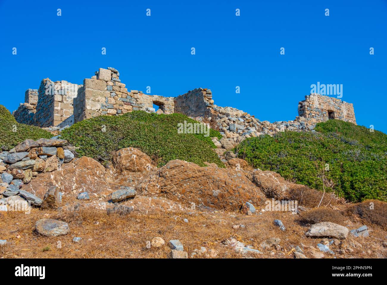 Ruins of ancient city Itanos at Greek island Crete Stock Photo - Alamy
