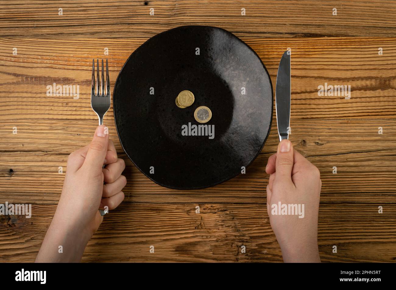 Inflation concept food hi-res stock photography and images - Alamy