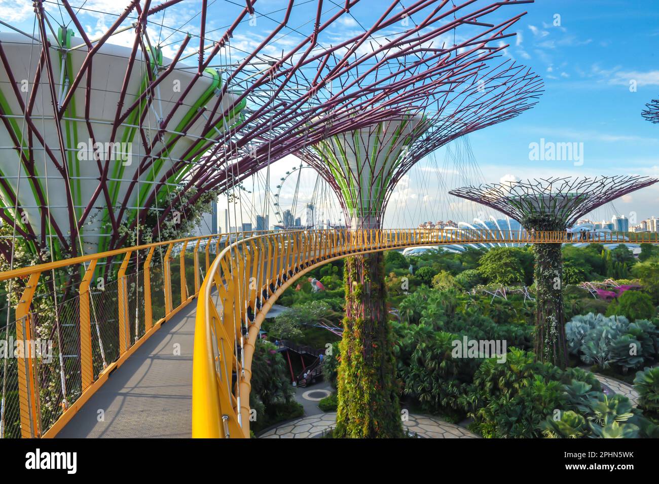 Singapore. Gardens by the bay. Park known for its incredible ...