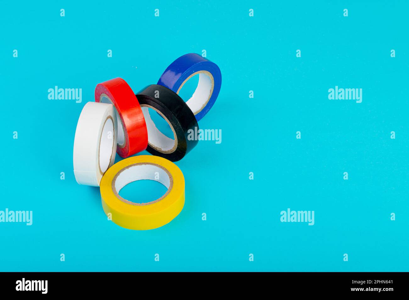 Colorful Electrical Tape, Plastic Duct Tape Rolls, Colored Adhesive ...