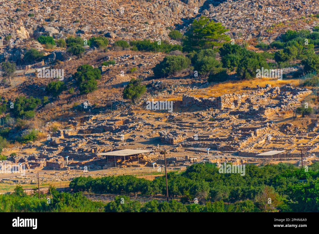 Minoan Palace of Zakros at Crete, Greece Stock Photo - Alamy