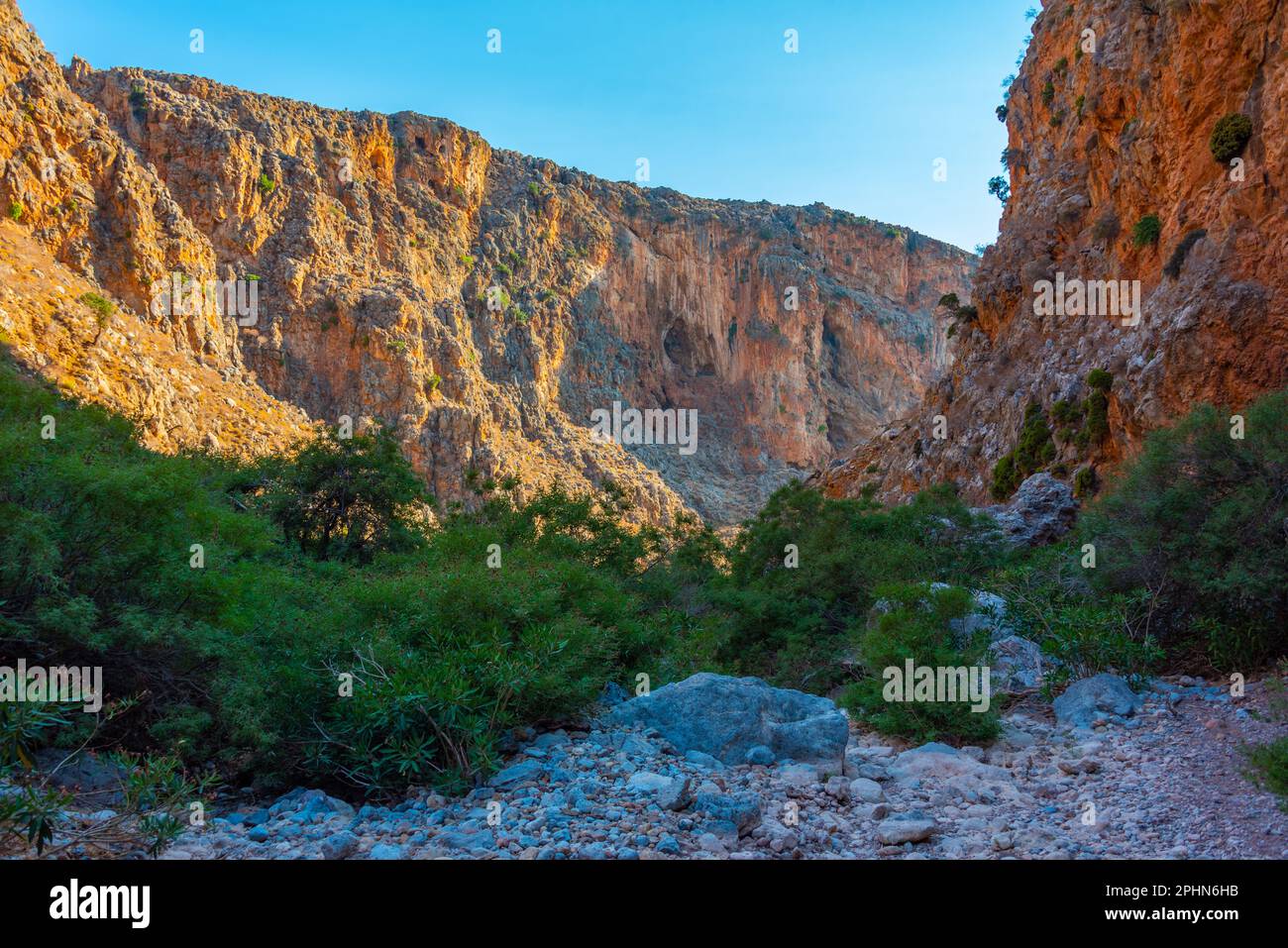 View of Zakros Gorge at Greek island Crete Stock Photo - Alamy