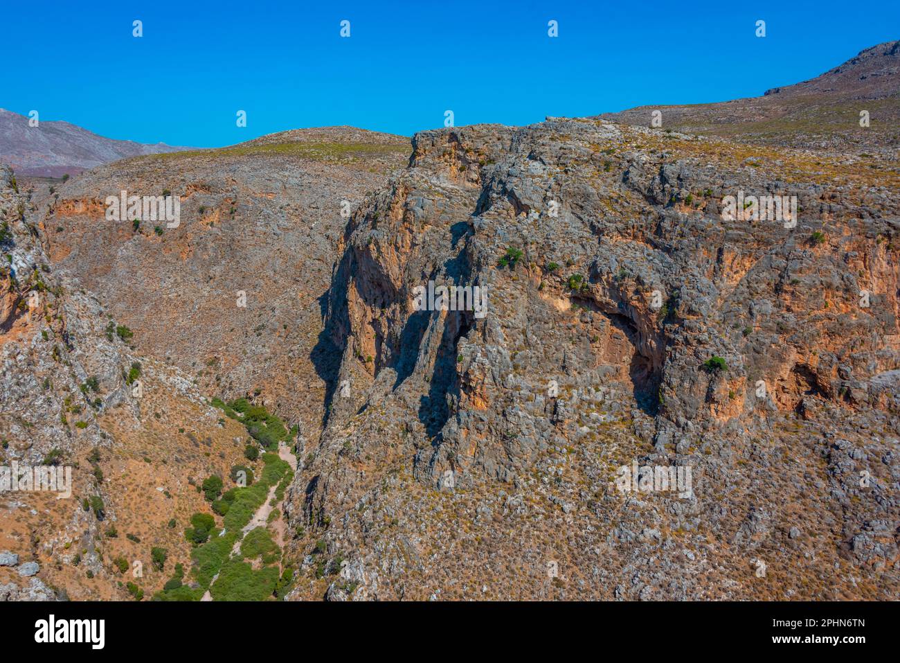 View of Zakros Gorge at Greek island Crete Stock Photo - Alamy