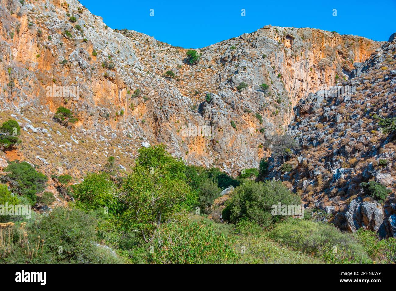 View of Zakros Gorge at Greek island Crete Stock Photo - Alamy