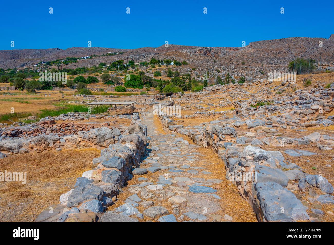 Minoan Palace of Zakros at Crete, Greece Stock Photo - Alamy