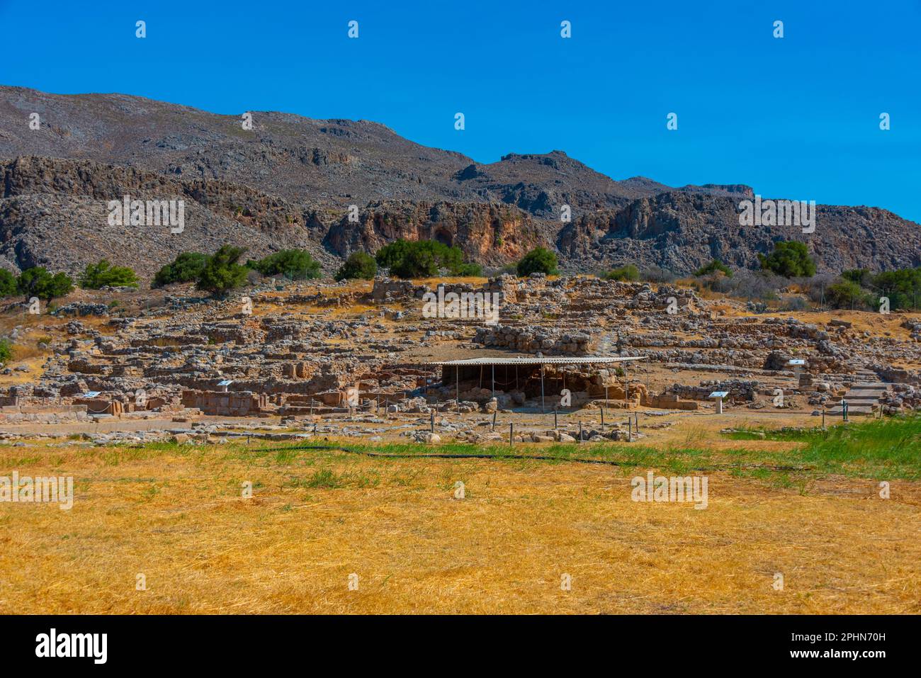 Minoan Palace of Zakros at Crete, Greece Stock Photo - Alamy
