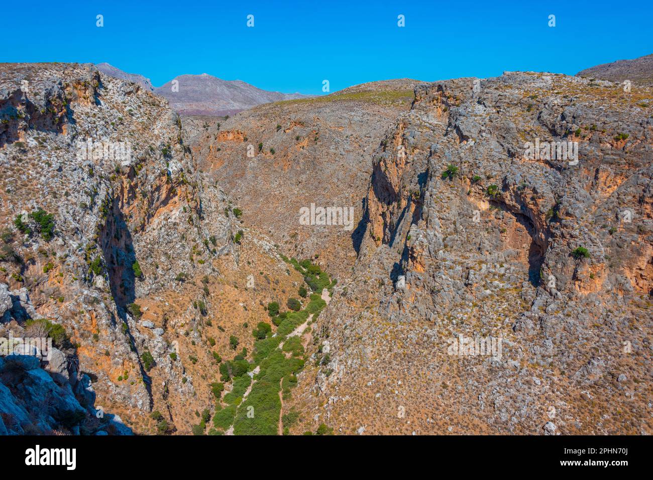 View of Zakros Gorge at Greek island Crete Stock Photo - Alamy