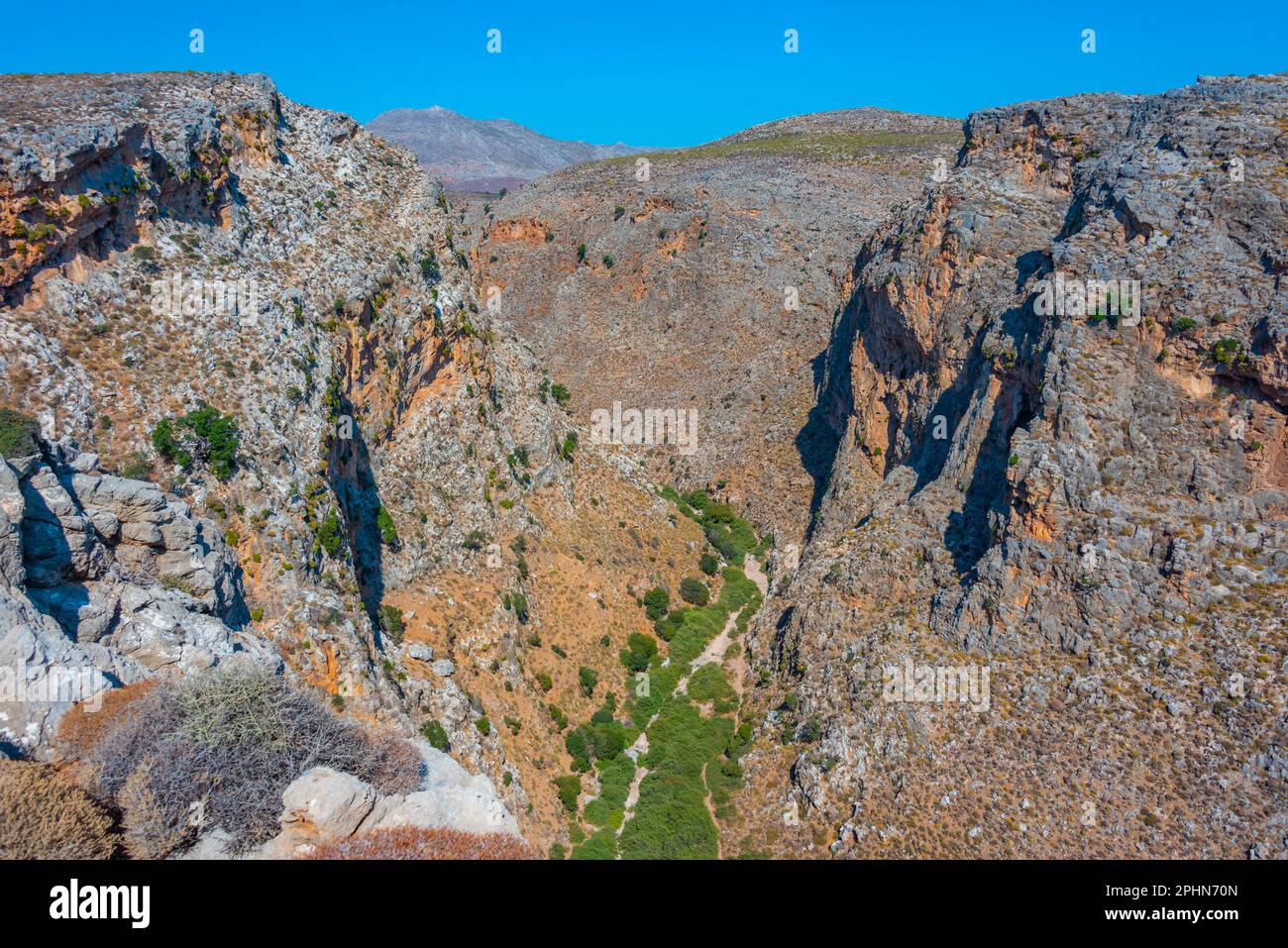View of Zakros Gorge at Greek island Crete Stock Photo - Alamy