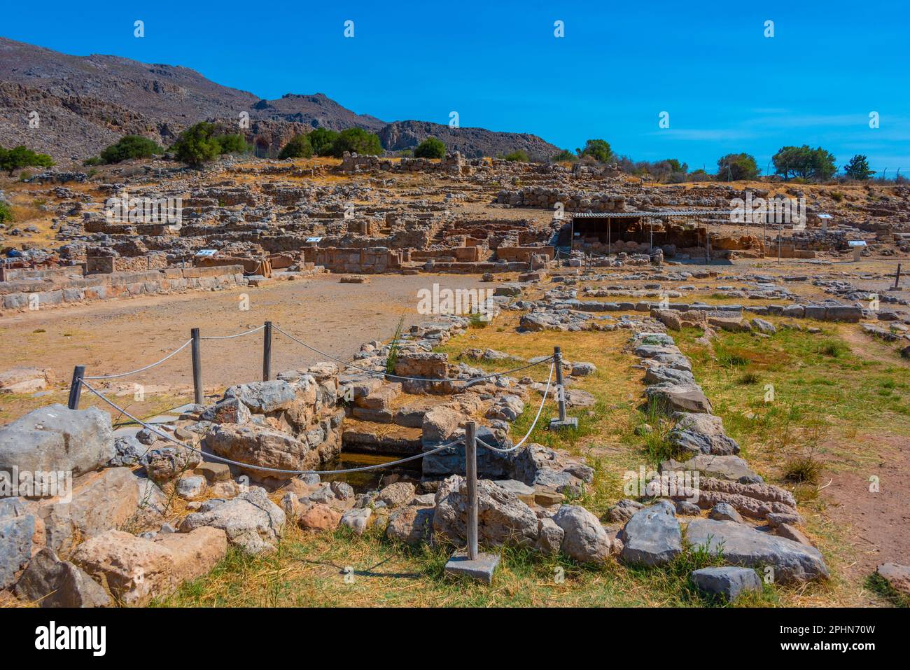 Minoan Palace of Zakros at Crete, Greece Stock Photo - Alamy