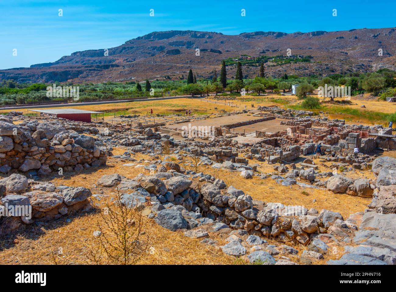 Minoan Palace of Zakros at Crete, Greece Stock Photo - Alamy