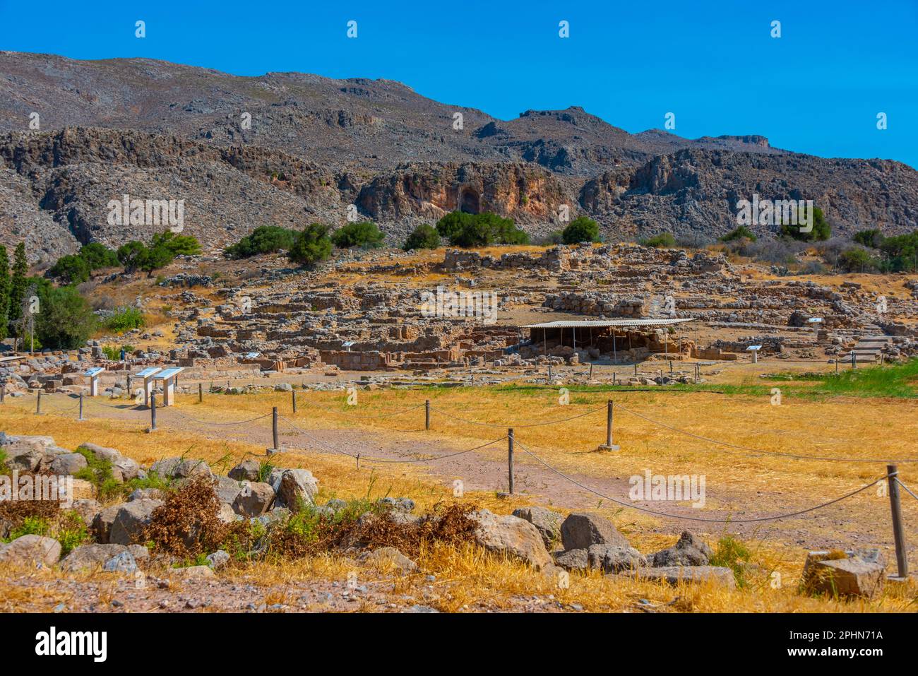 Minoan Palace of Zakros at Crete, Greece Stock Photo - Alamy