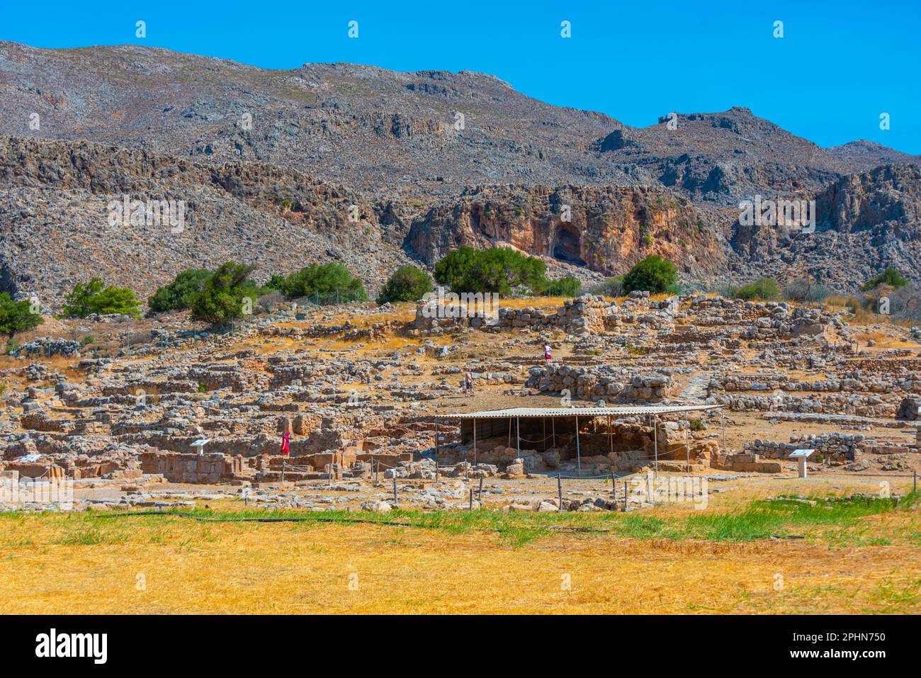 Minoan Palace of Zakros at Crete, Greece Stock Photo - Alamy